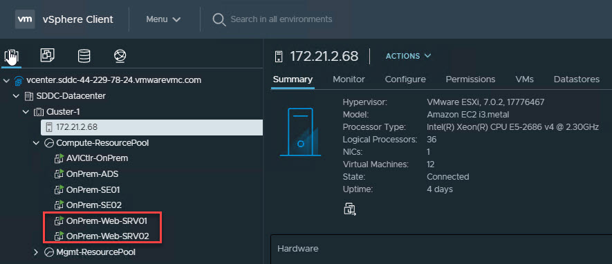 Load Balancing With Avi Load Balancer In Vmc On Aws Part 2